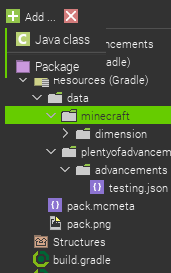 You can't add folders in project file browser for Datapacks · Issue #558 · MCreator/MCreator ...