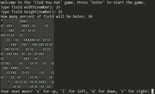 GitHub - pavel-alexeev/find-your-hat-game