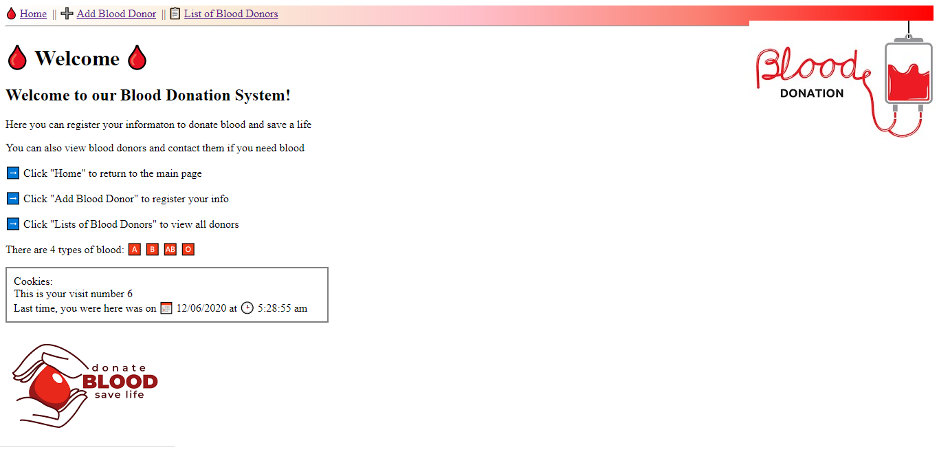 GitHub - HichamBaydoun/Blood-Donation: This is a simple blood donation ...