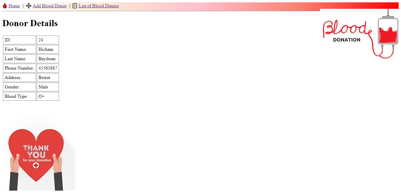GitHub - HichamBaydoun/Blood-Donation: This is a simple blood donation ...