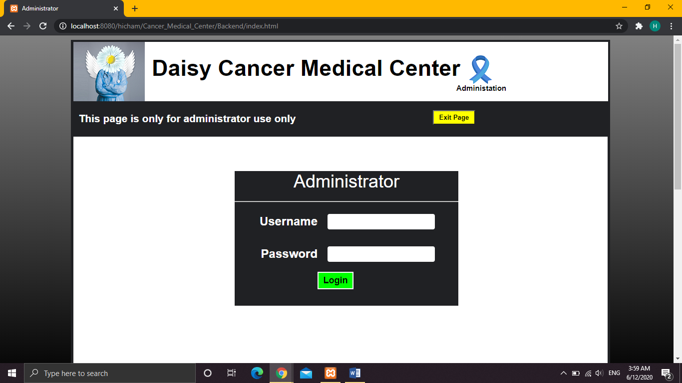 GitHub - HichamBaydoun/Cancer-Medical-Center-Management-System: This is ...
