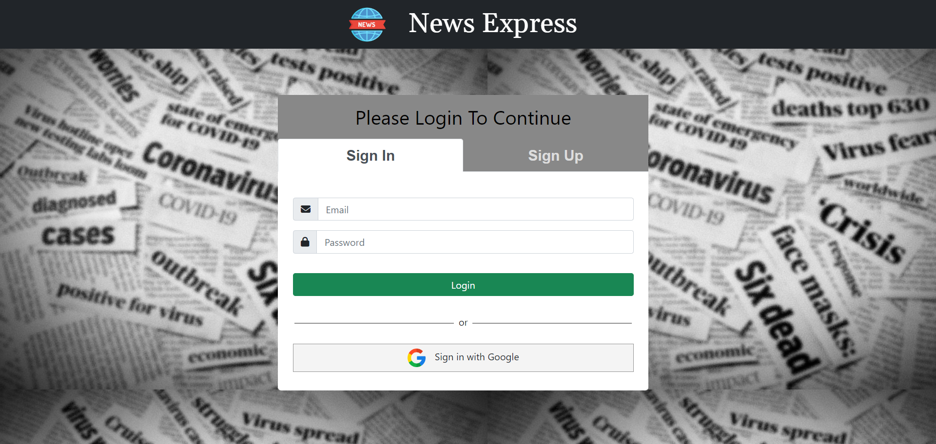 GitHub - Chinmay189jain/NewsExpress