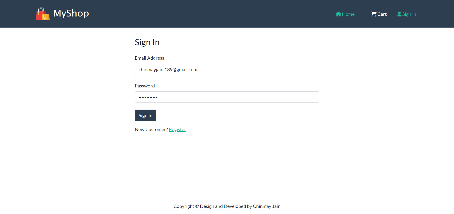 GitHub - Chinmay189jain/MyShop