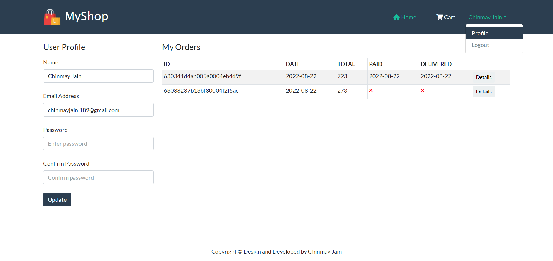 GitHub - Chinmay189jain/MyShop