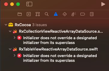 issue: Initialiser does not override a designated initialiser from its superclass On Xcode 14.3 ...