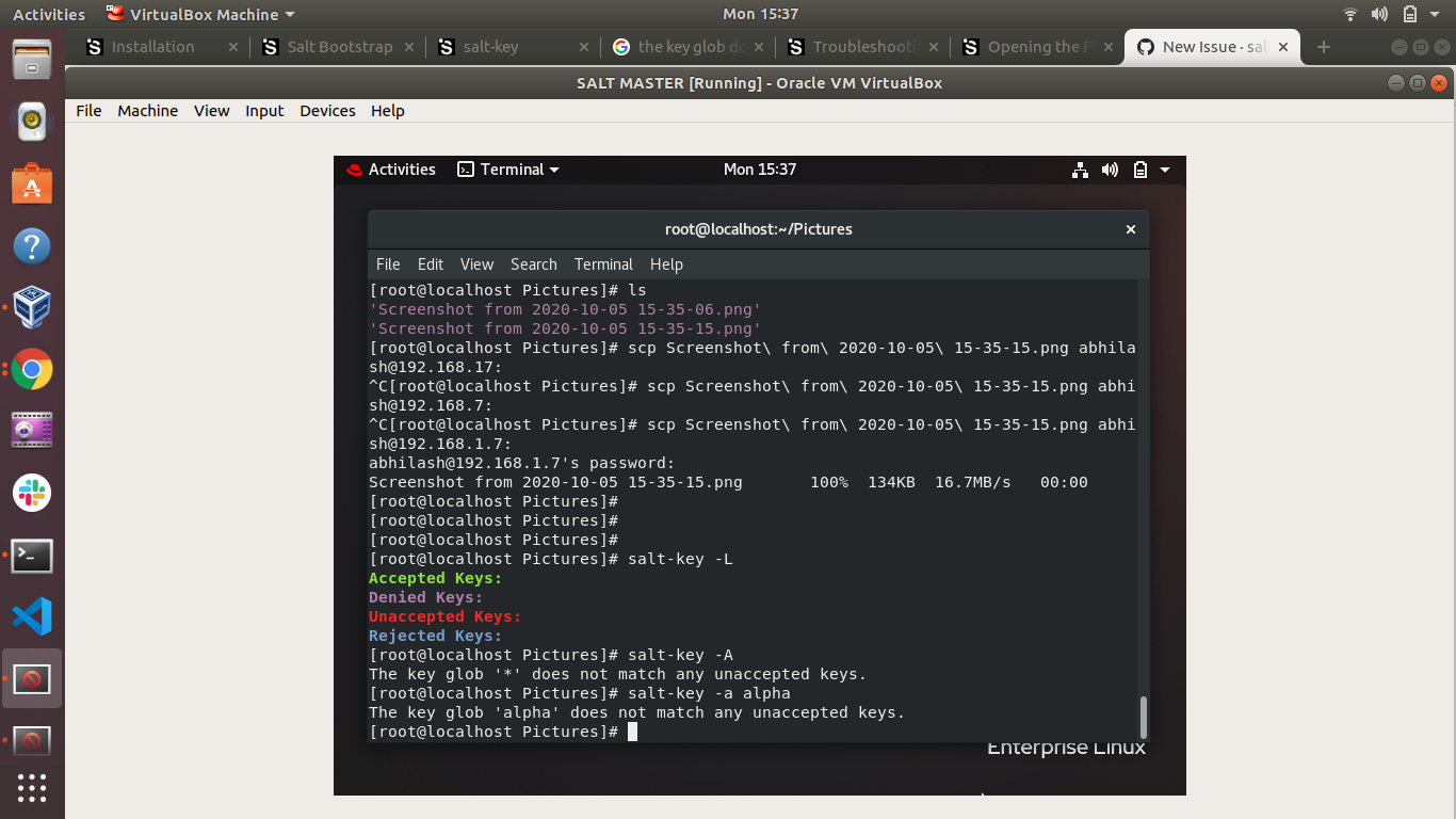 Salt Testverison No Minions Matched The Target No Command Was Sent No Jid Was Assigned