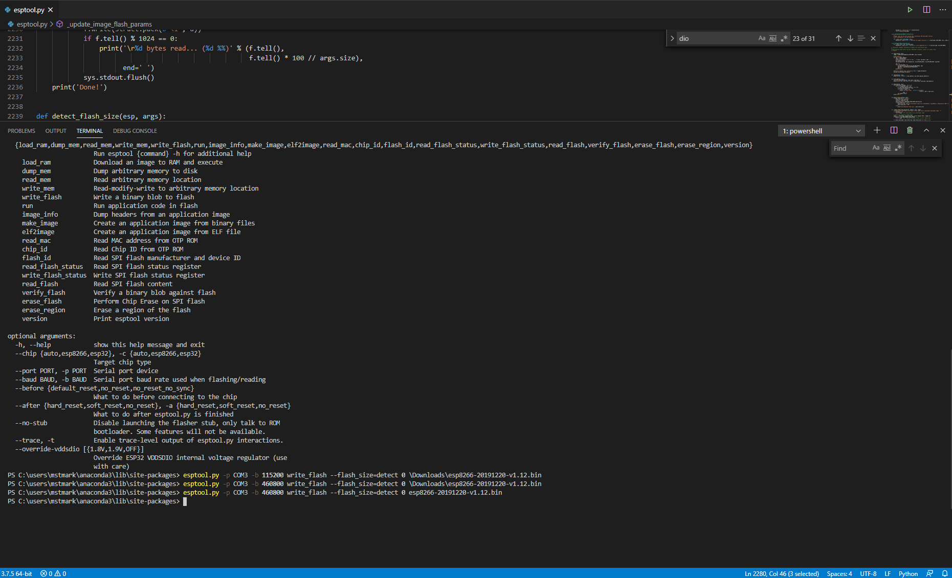 ESP8266 issue with writing firmware · Issue #538 · espressif/esptool · GitHub
