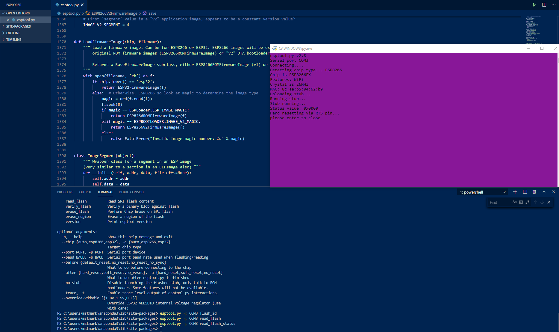 Esp8266 Issue With Writing Firmware · Issue 538 · Espressifesptool