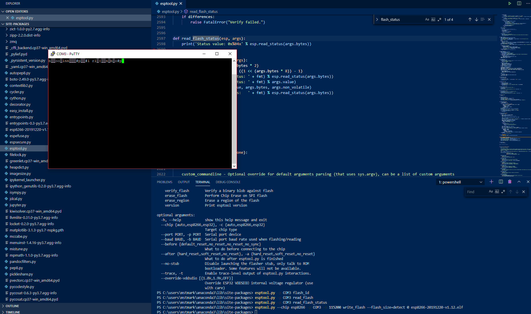 Esp8266 Issue With Writing Firmware · Issue 538 · Espressifesptool · Github 9349