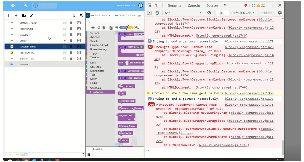 Blockly Warning When Deleting A Used Function · Issue 427 · Iobrokeriobrokerjavascript · Github