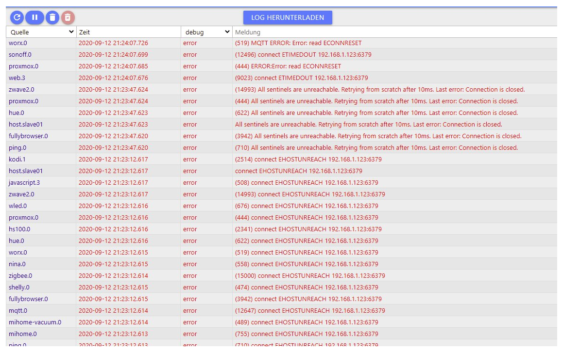 redis nach reconnect, positive Meldung · Issue #1034 · ioBroker/ioBroker.js-controller · GitHub
