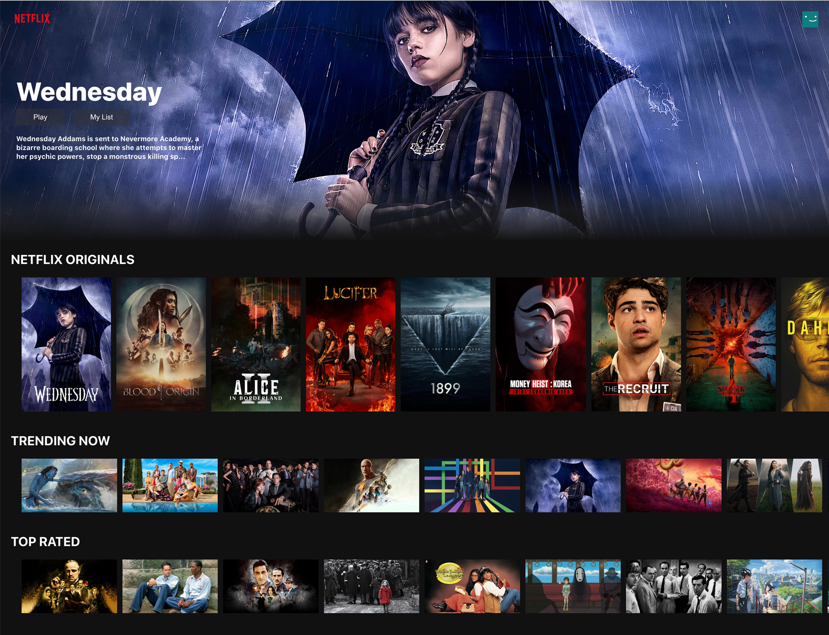 GitHub - vickicres/Netflix-build-clone