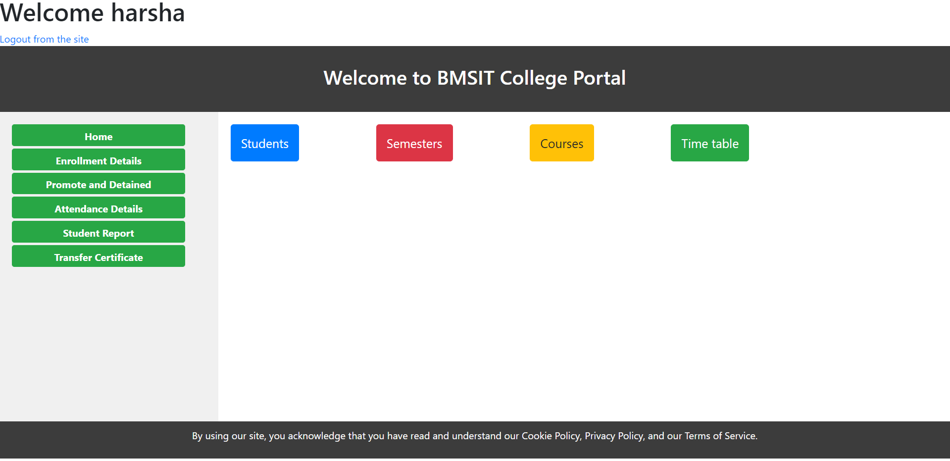 GitHub - nikhitahonnatti/College-Management-System