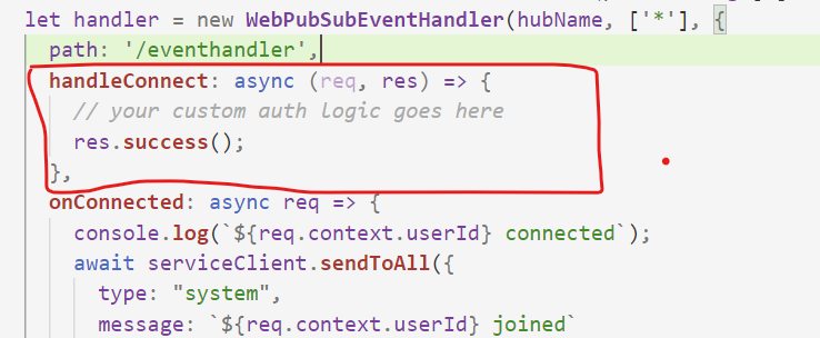 JS chat example fail on client connection: HTTP Authentication failed · Issue #188 · Azure/azure ...