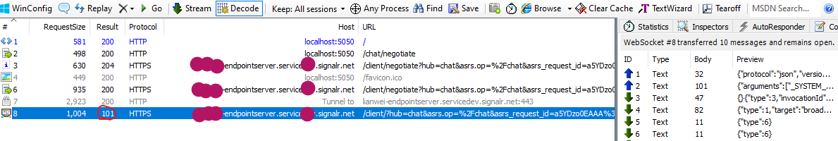 [WebSocket] Unable to connect to server · Issue #620 · Azure/azure-signalr · GitHub