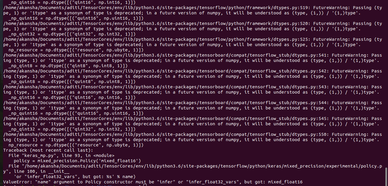Keras Mixed Precision · Issue #40573 · tensorflow/tensorflow · GitHub