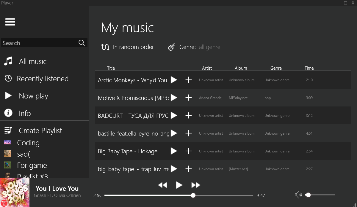 GitHub - Jonika3000/Player: Music player on wpf c#