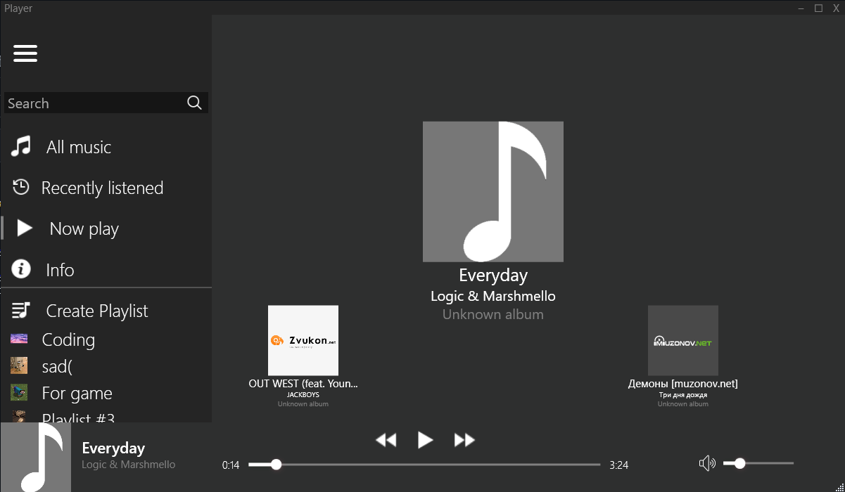 GitHub - Jonika3000/Player: Music player on wpf c#