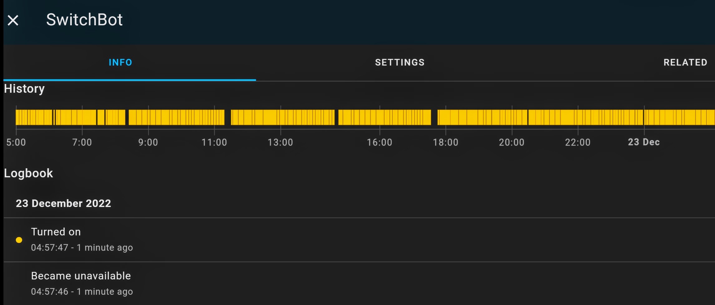 Error Connecting Switchbot Devices · Issue #77630 · home-assistant/core · GitHub