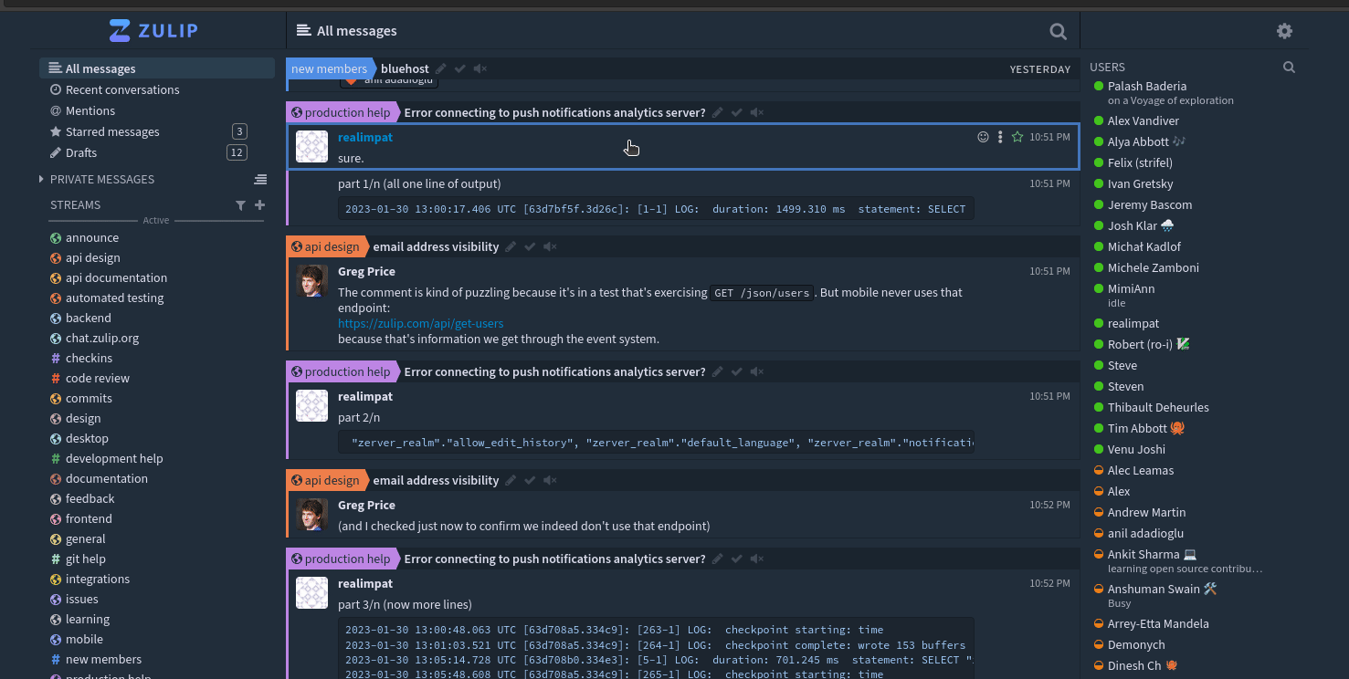 Re-rendering issue when clicking on the topic name. · Issue #24228 · zulip/zulip · GitHub