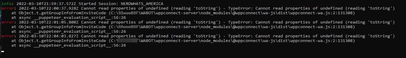 Erro group-info-from-invite-link · Issue #604 · wppconnect-team ...