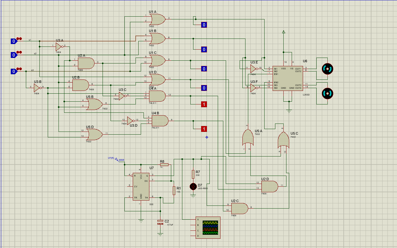 GitHub - jose-jhr/SEGUIDOR-DE-LINEA-CON-PROTEUS-Y-COMPUERTAS-LOGICAS: Seguidor de line con ...