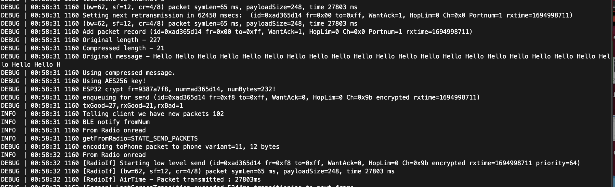 [Bug]: Compression does not work at all · Issue #2806 · meshtastic/firmware · GitHub