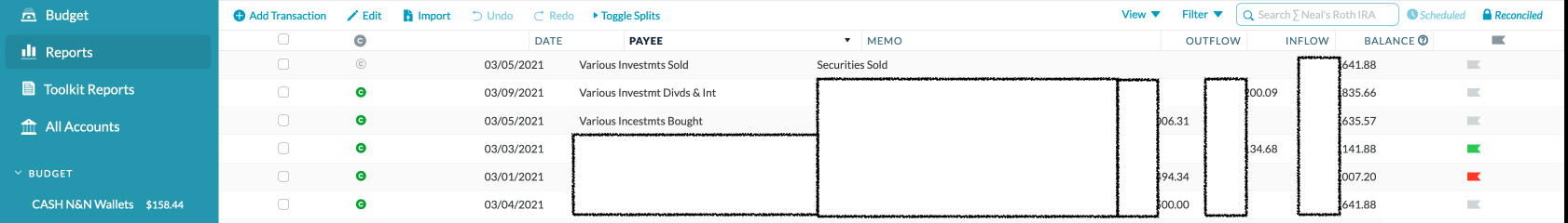 Tracking Acct Column Headings Are Misaligned if Swap Cleared and Flag ...