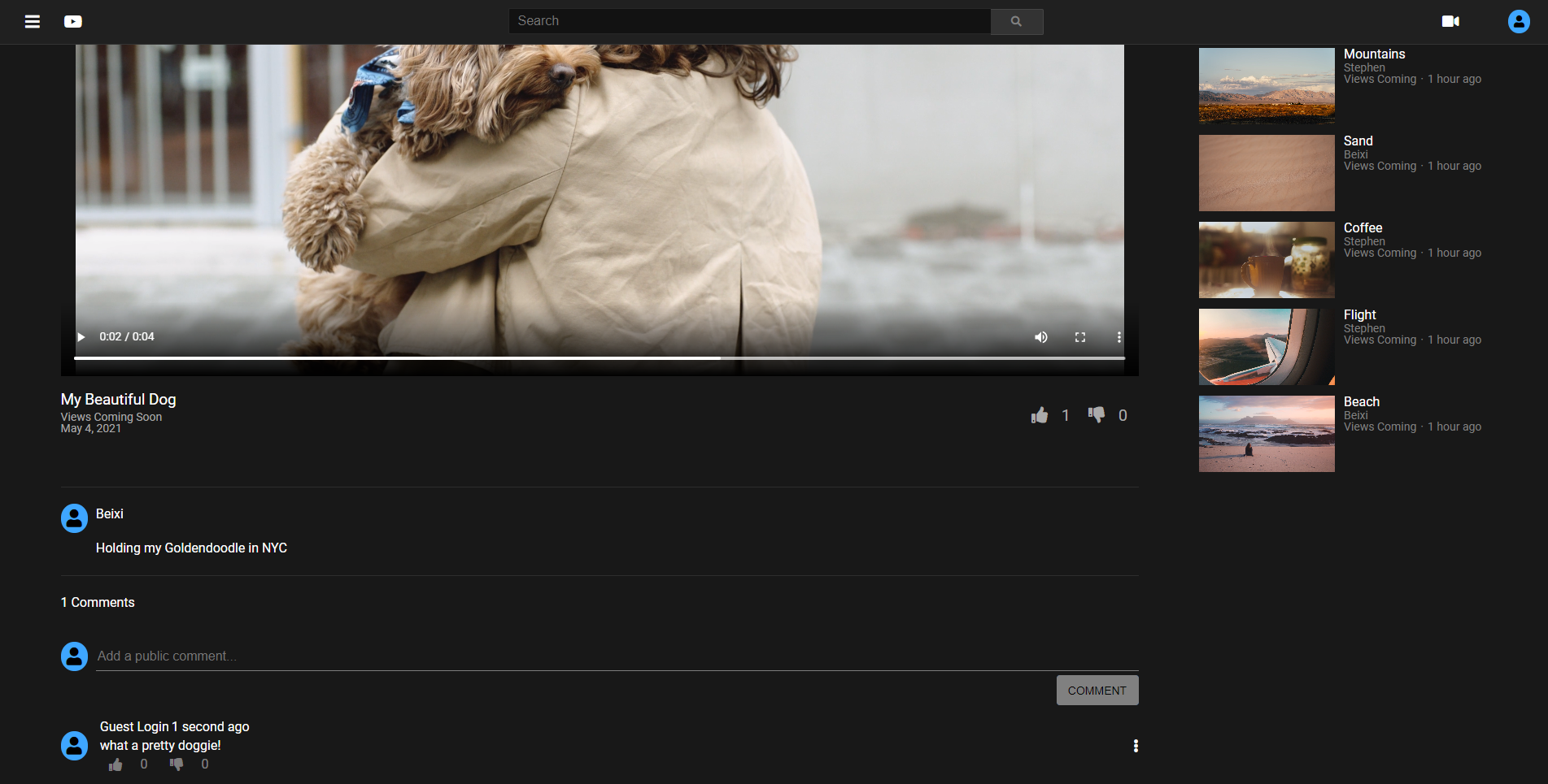 GitHub - stephenhyim/YouTube-Project: A YouTube clone where users can ...