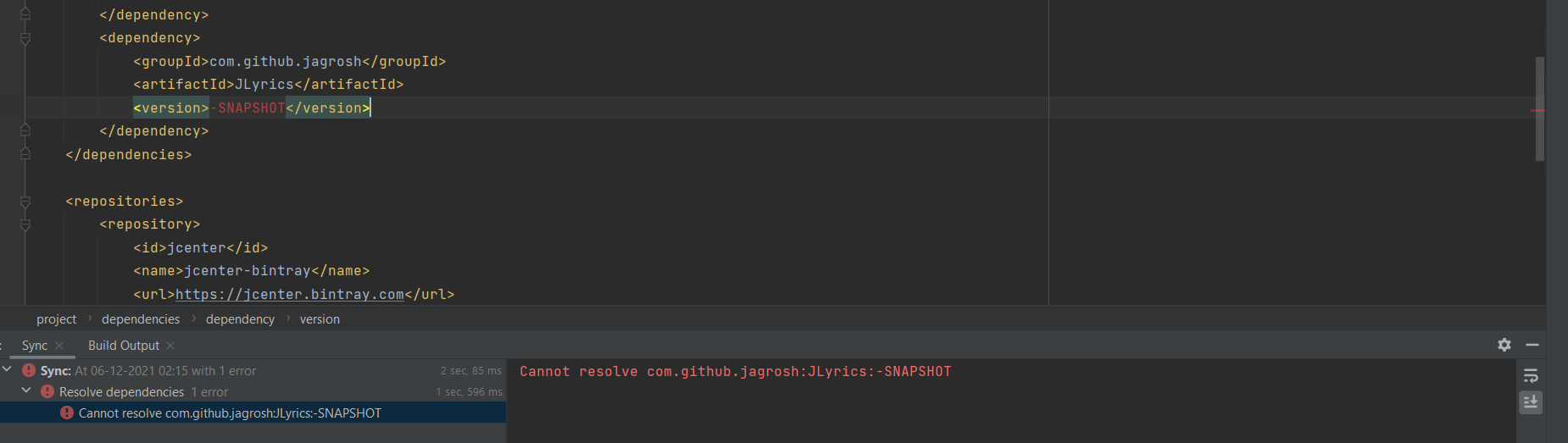 JLyrics dependency error · jagrosh MusicBot · Discussion #1065 · GitHub