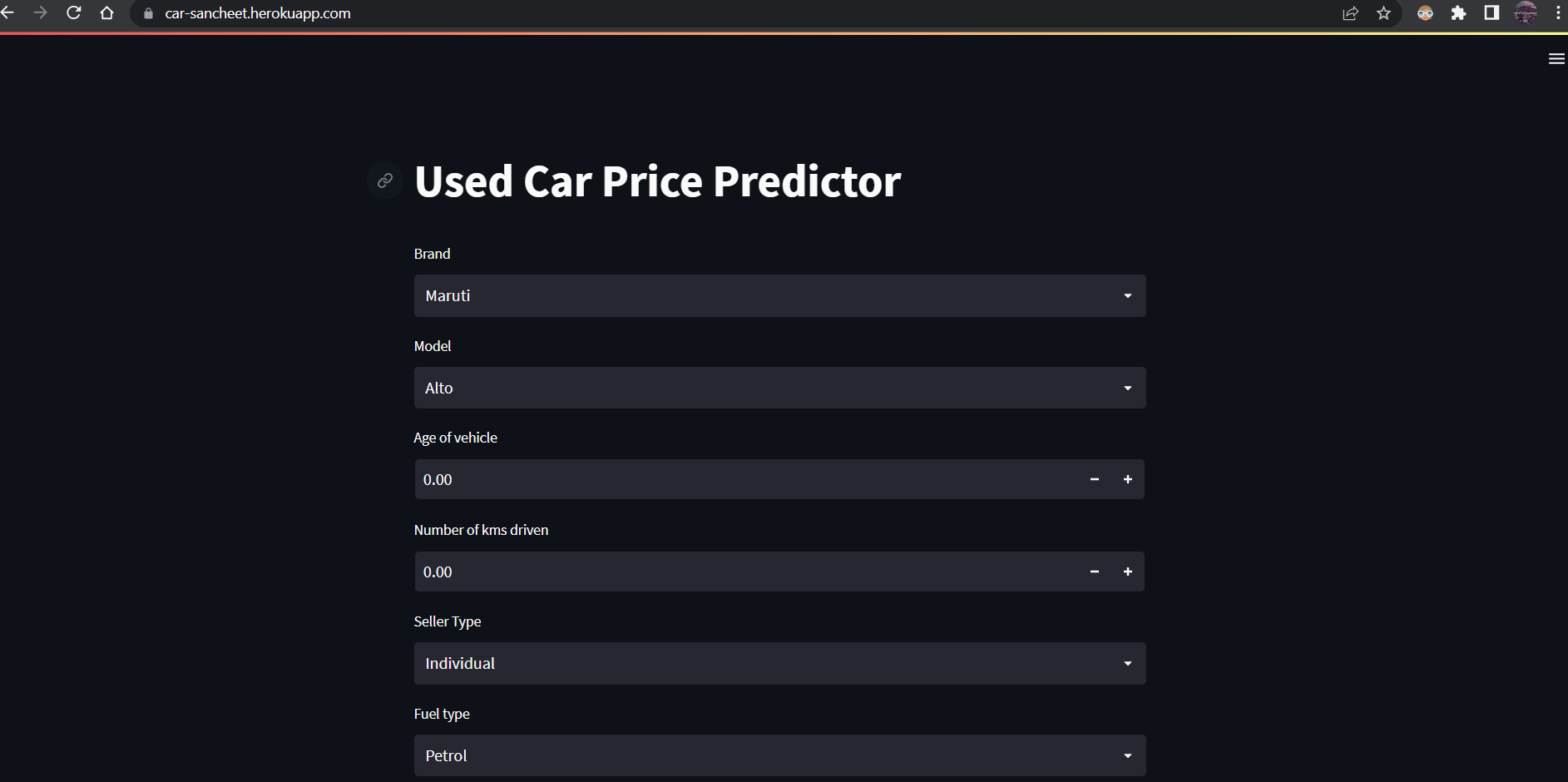 GitHub - sancheet48/Car-ML-PRoject