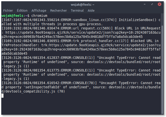 [Ubuntu] DevTools not opening anymore · Issue #1150 · ungoogled-software/ungoogled-chromium · GitHub