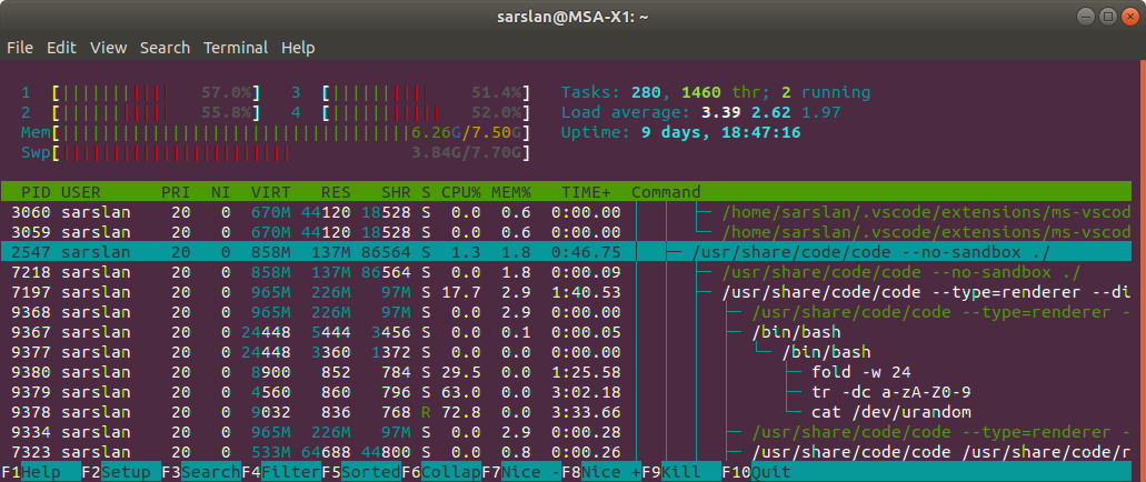 Debugger does not start and hangs when debugging a C app on Ubuntu 18. ...