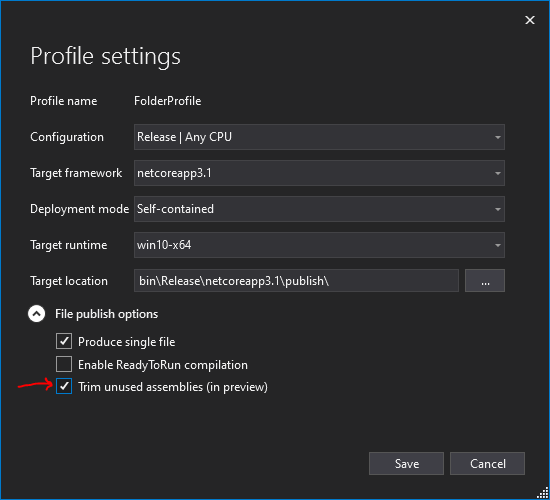 WinForms published with PublishTrimmed option causes a Trojan/Generic.ASMalwS.3487958 detection ...