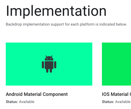 Add new `Backdrop` component · Issue #90 · material-components/material-components-android · GitHub