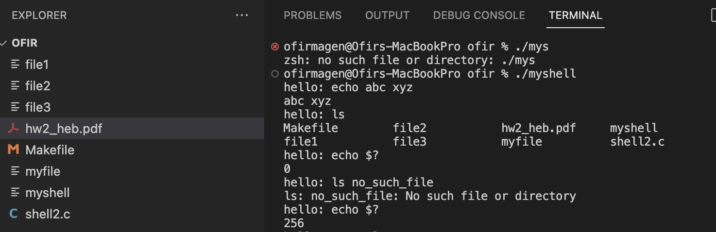 GitHub - ofir-magen/shell