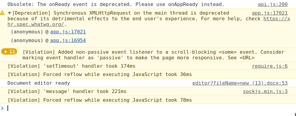 Remove oboslete warning about `onReady` event · Issue #54 · ONLYOFFICE/document-server ...