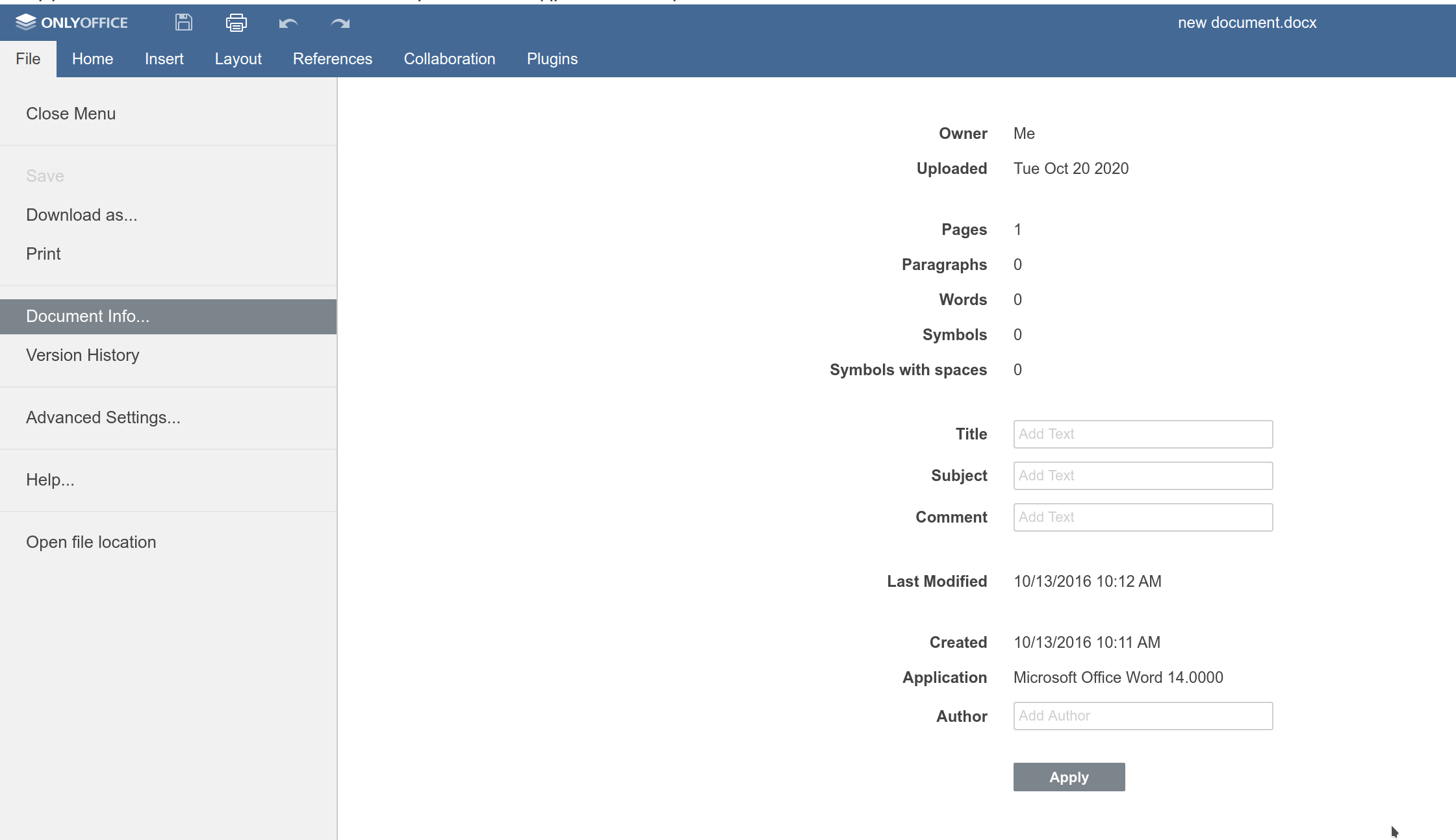 Incorrect version of the application shown in files sometimes · Issue #1036 · ONLYOFFICE ...