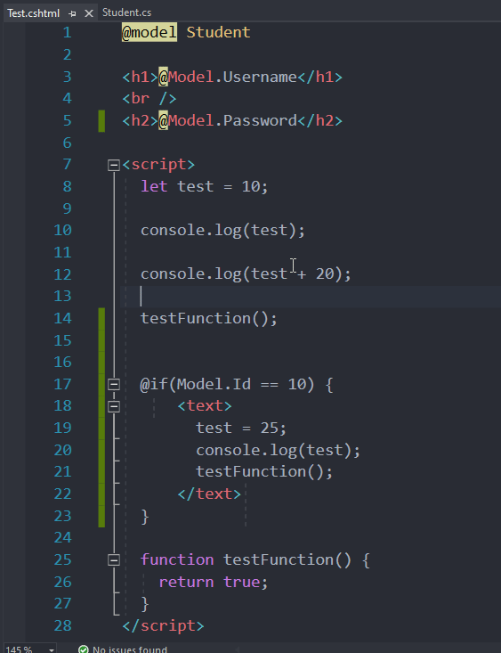 Reporting some minor bugs in visual studio · Issue #49965 · dotnet/roslyn · GitHub