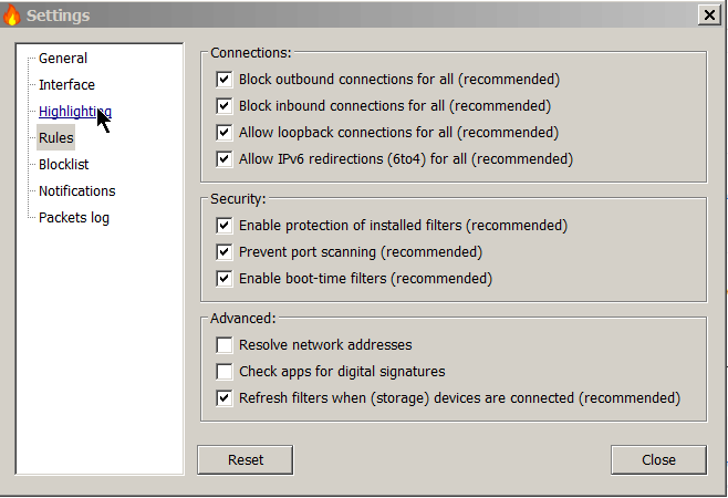 A rule for blocking all [solved] · Issue #744 · henrypp/simplewall · GitHub