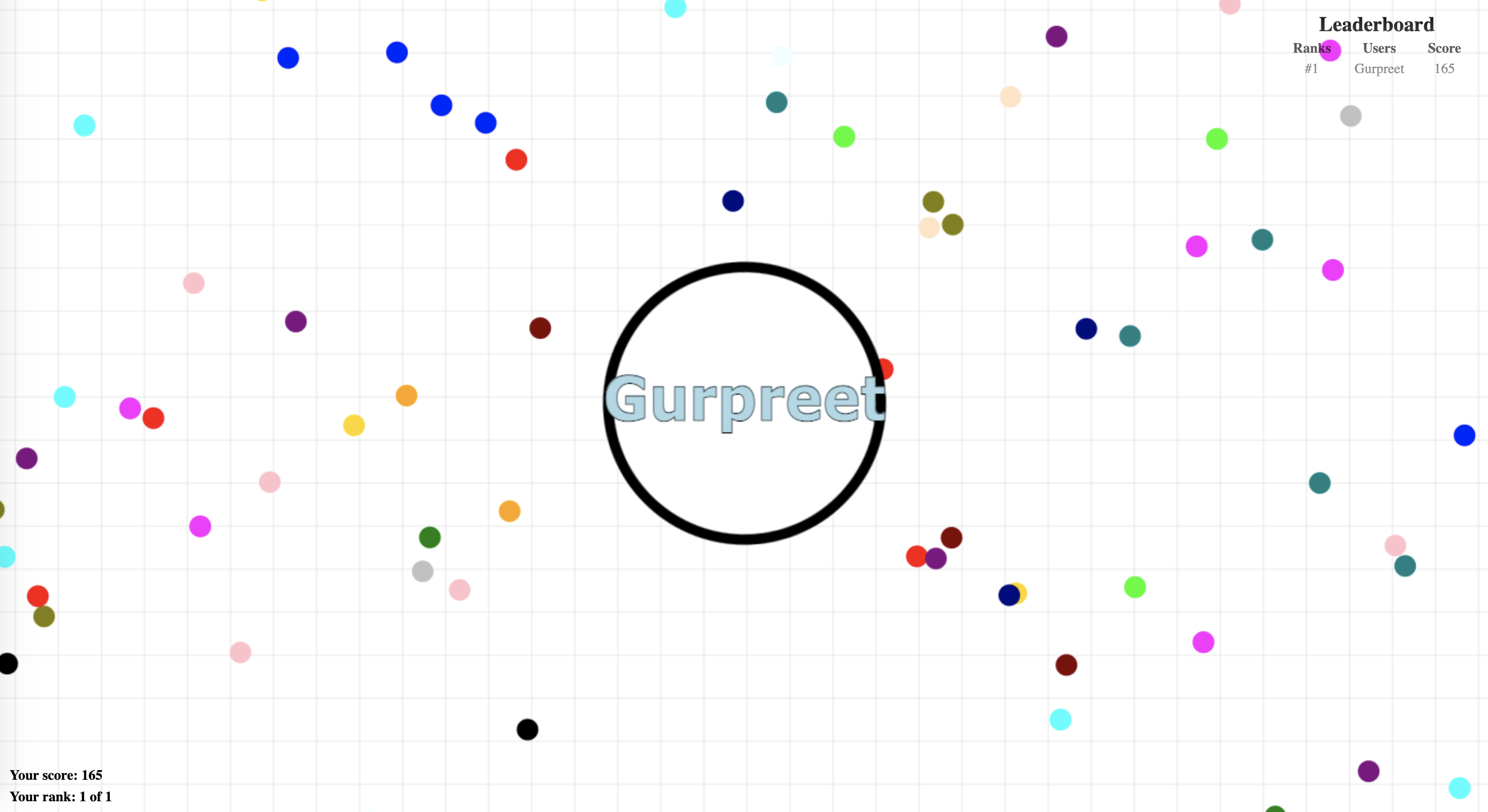 GitHub - gudhillon/webIO: agar.io clone