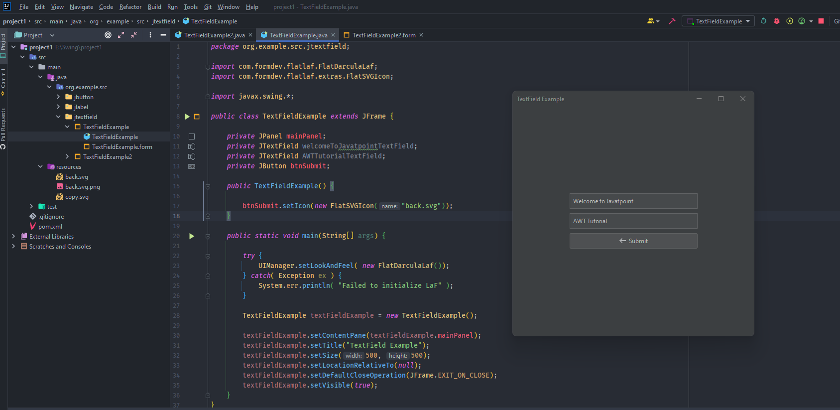 How to use FlatSVGIcon · Issue #620 · JFormDesigner/FlatLaf · GitHub