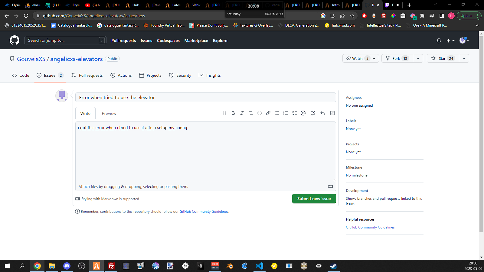 Error when tried to use the elevator · Issue #13 · GouveiaXS/angelicxs-elevators · GitHub