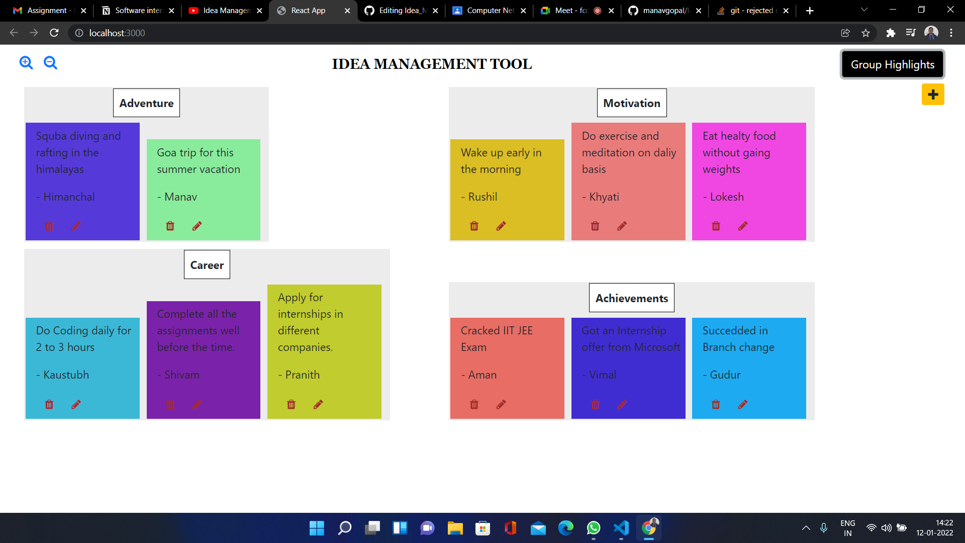 GitHub - manavgopal/Idea_Management_Tool