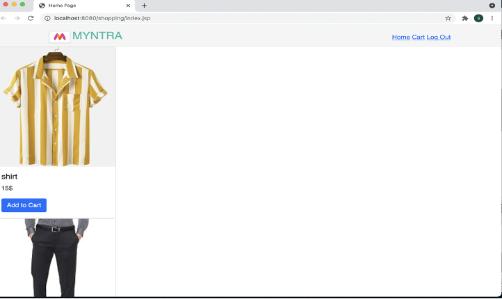 GitHub - suhani6/Java-Project: Shopping Site using JSP and Servlet
