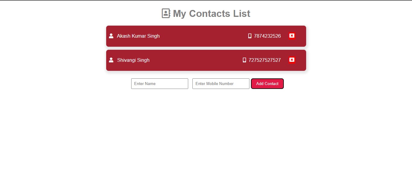 GitHub - akakum921/Contact-List-App: This is Contact List App where we ...