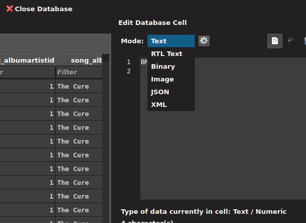 Regular text interpreted as Bitmap · Issue #3217 · sqlitebrowser/sqlitebrowser · GitHub