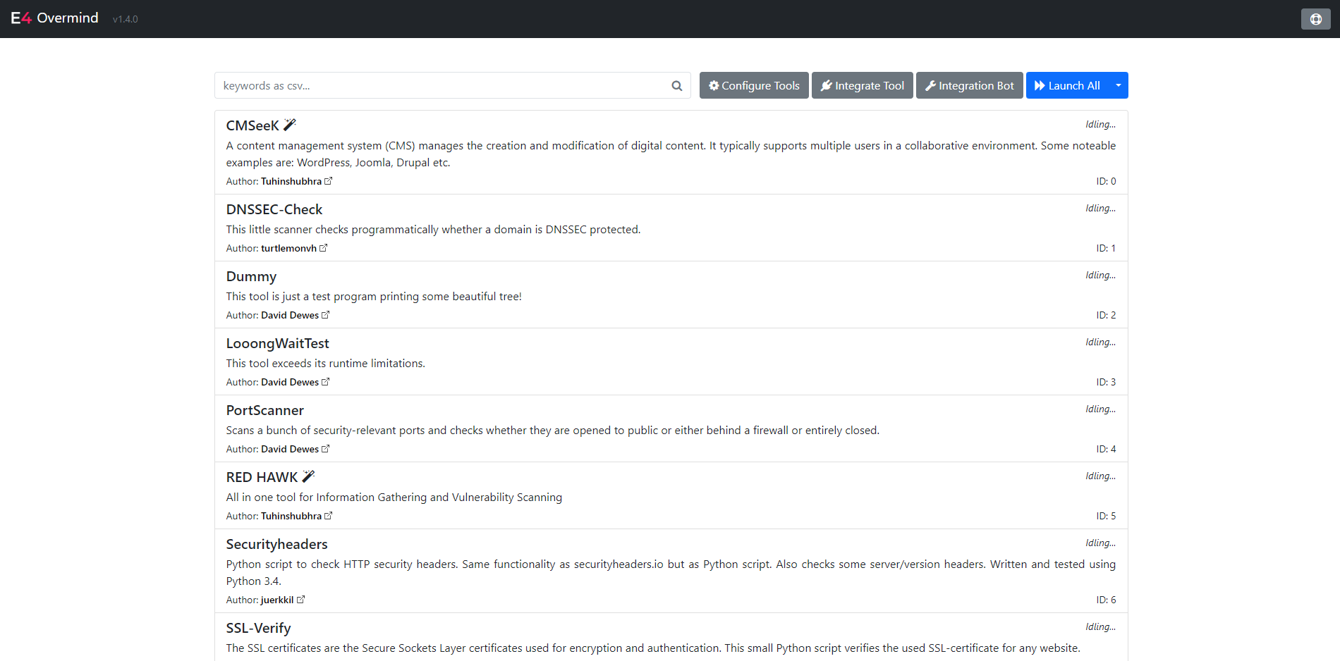 GitHub - david-prv/overmind: A small framework to run open-source tools that inspect and scan ...