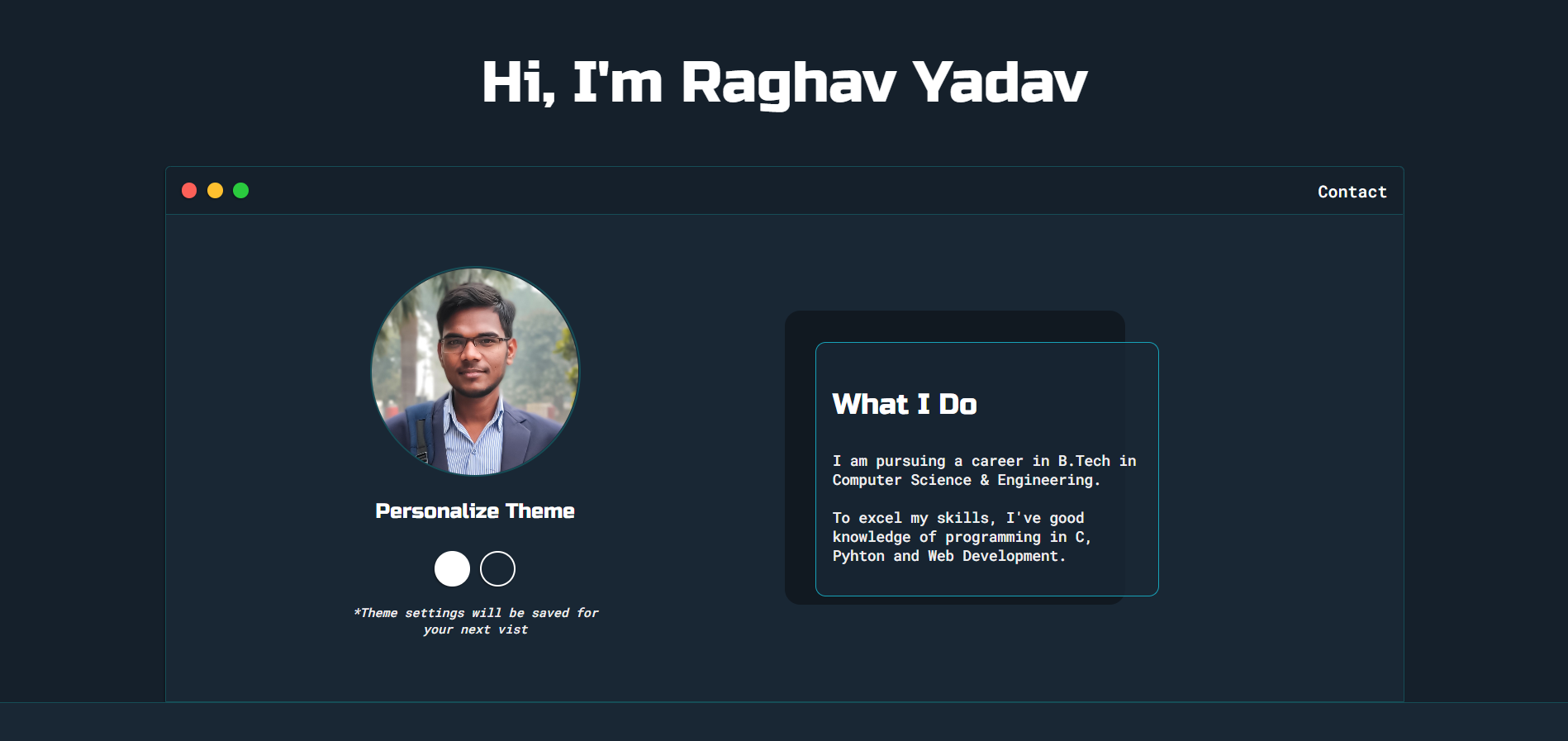 GitHub - raghavkrishnet/portfolio