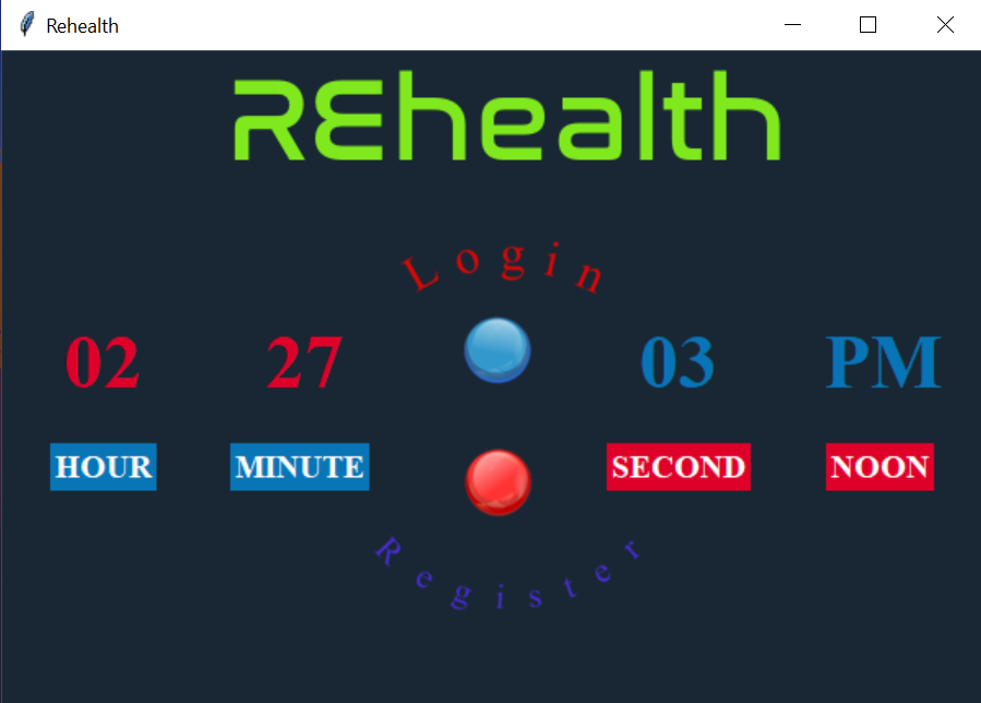 GitHub - TusharV88/Rehealth: This is basically a desktop app with made ...